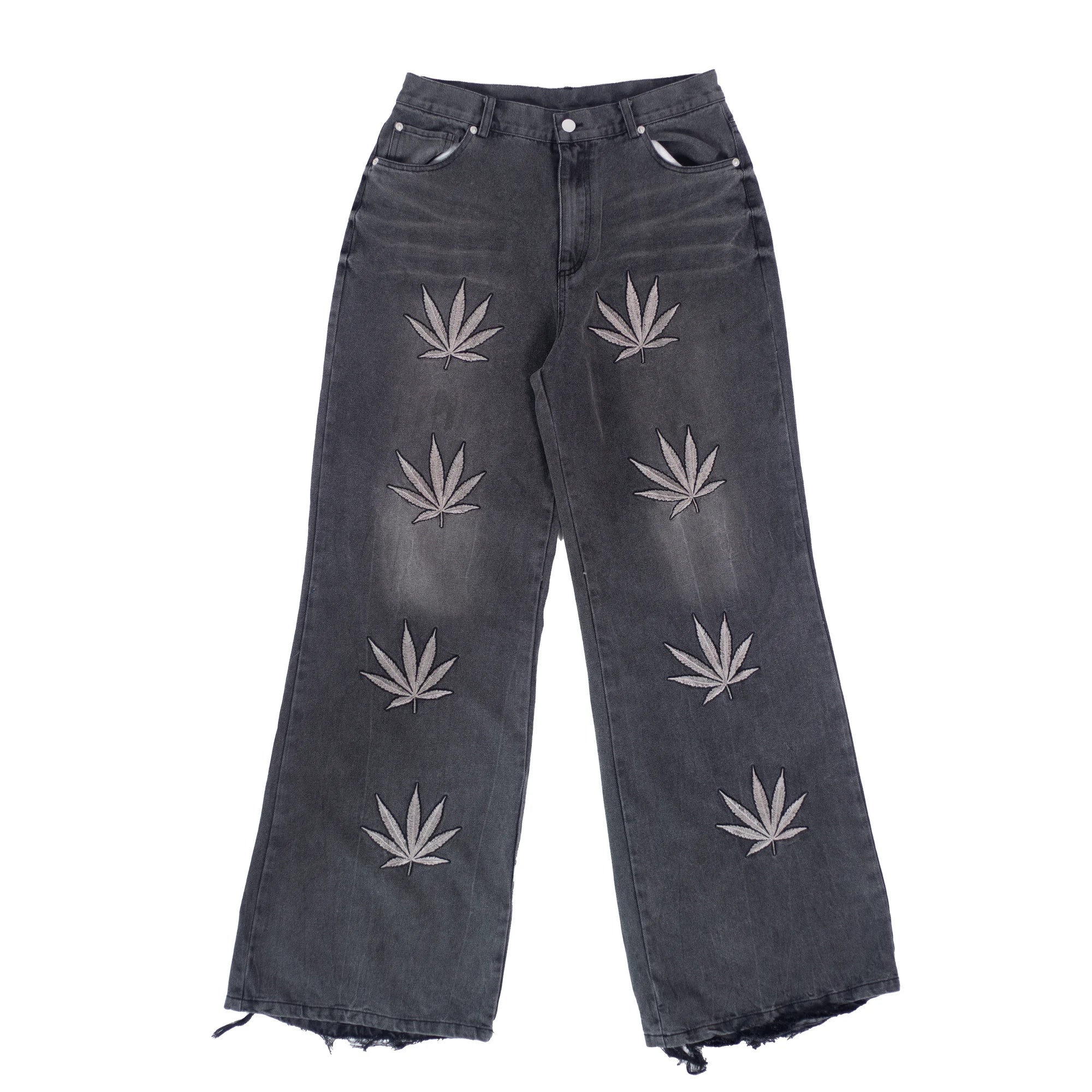 FLARED LEAF DENIM – HauntedStarbucks
