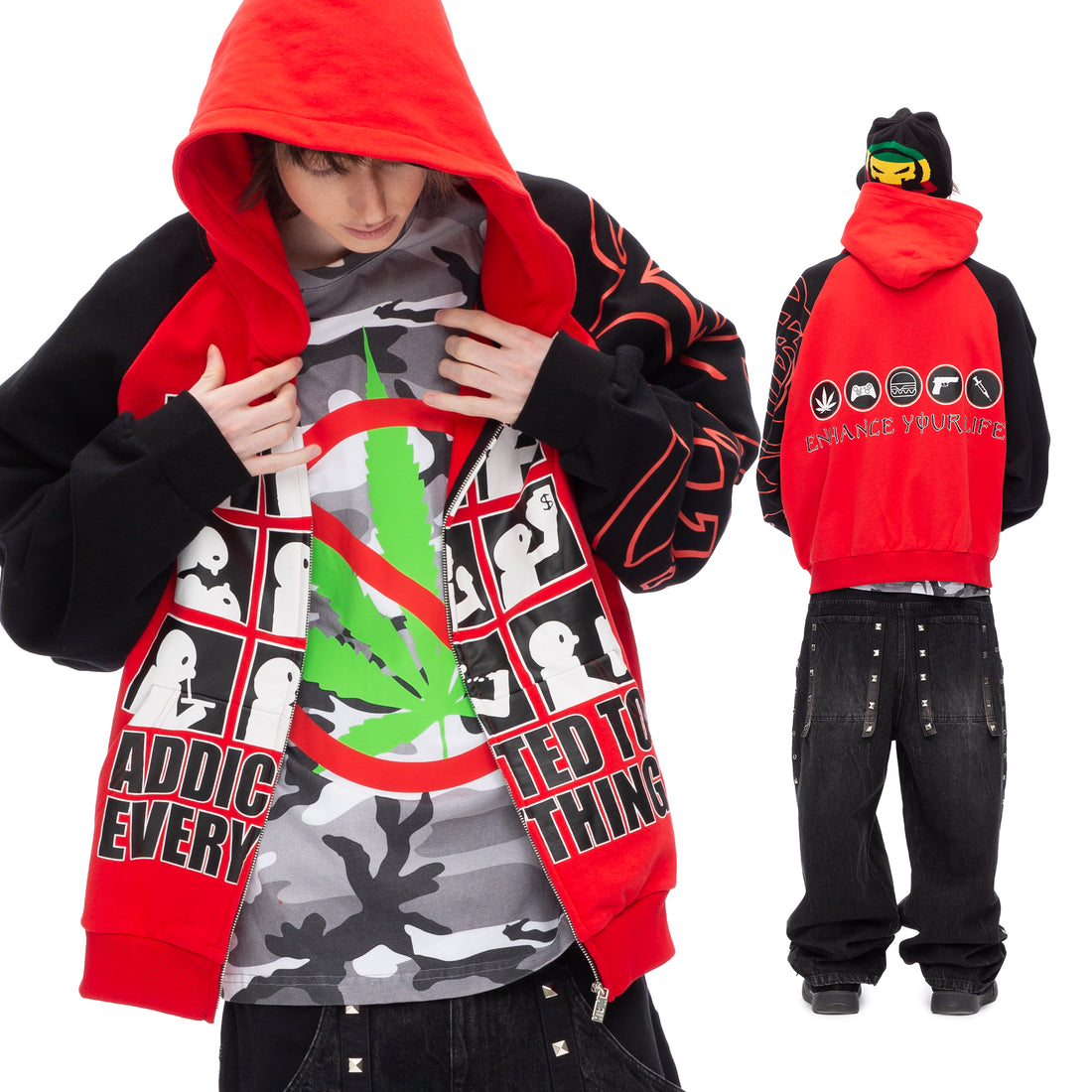 ADDICT HOODIE – HauntedStarbucks